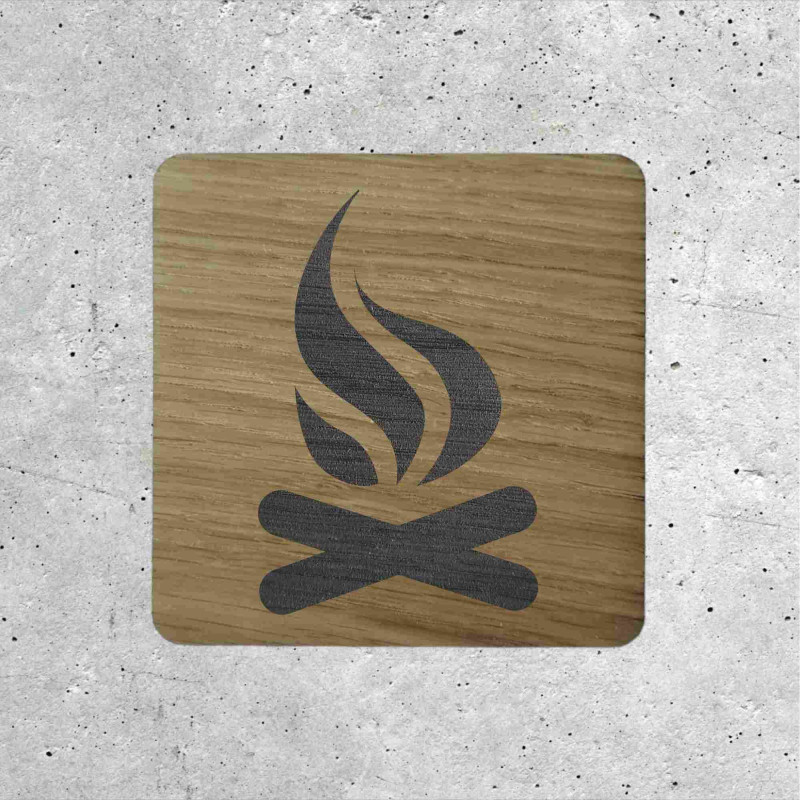 Wooden Campfire Sign | Eco-Friendly | Handcrafted