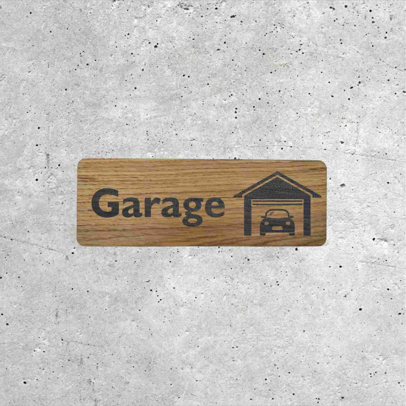Wooden Car Garage Sign | Eco-friendly | Handmade | Made in France